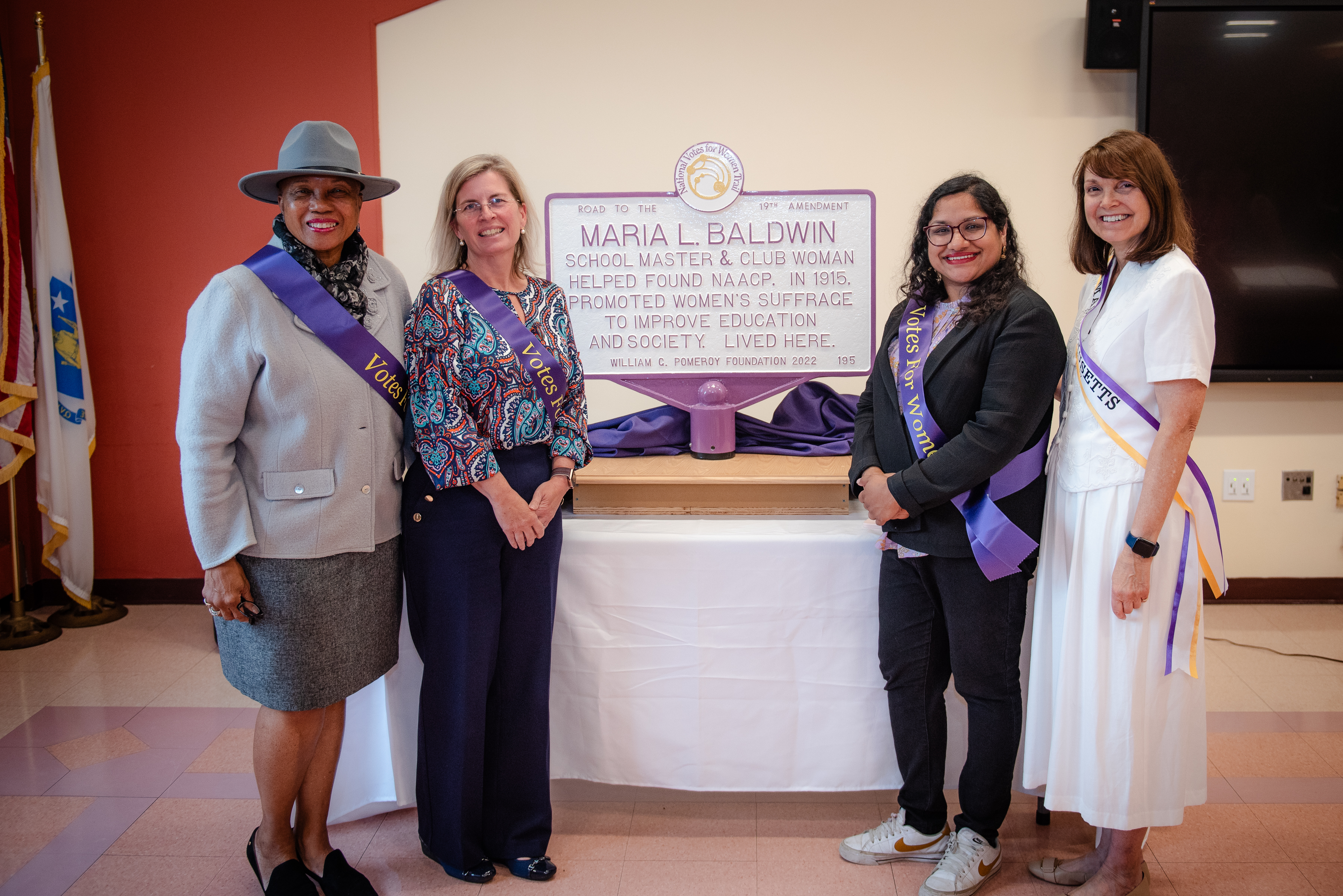 Maria L. Baldwin Suffrage Marker Unveiling Event in Cambridge ...