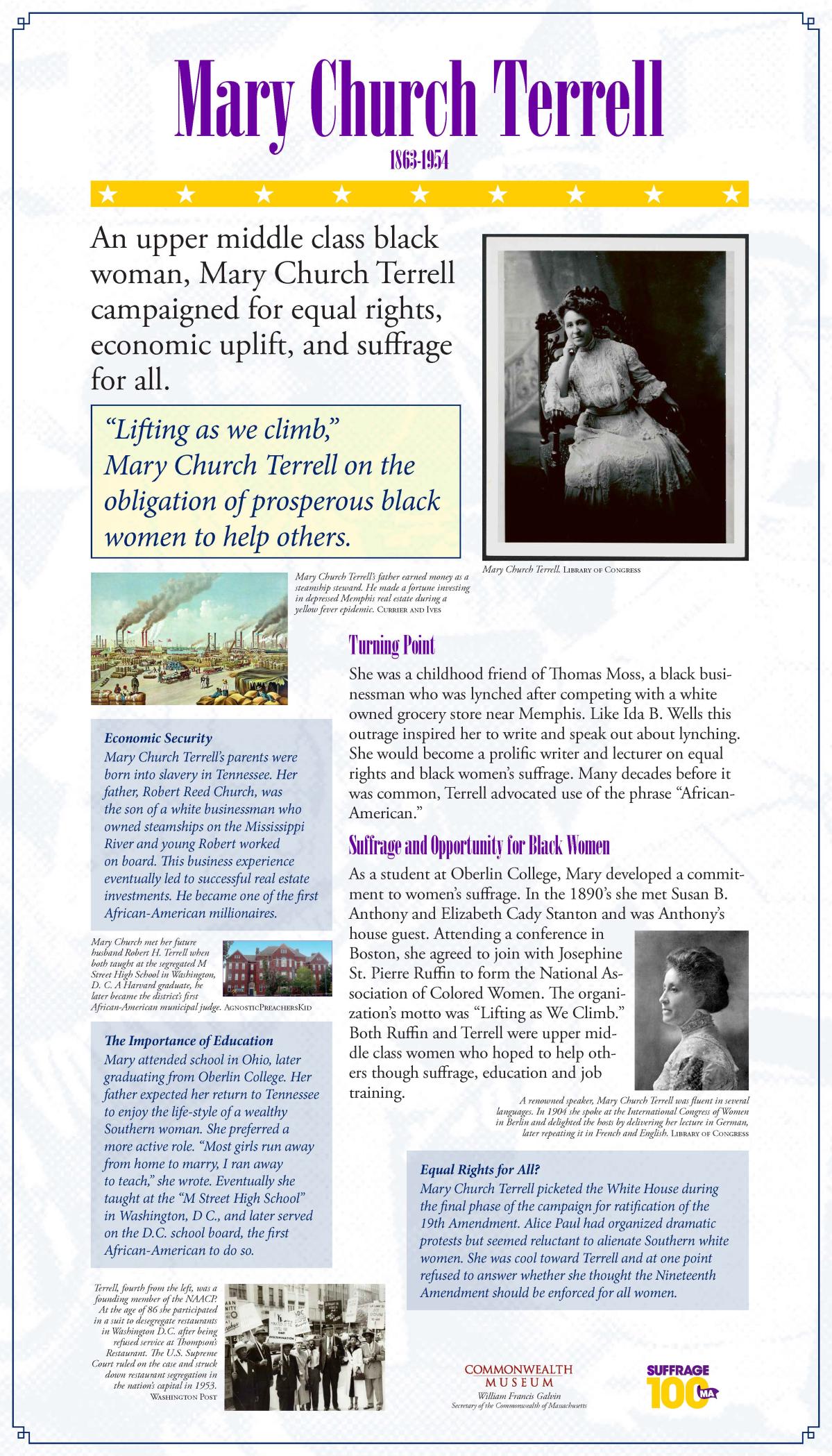 Suffrage Centennial Display Panels | Massachusetts Women's History Center