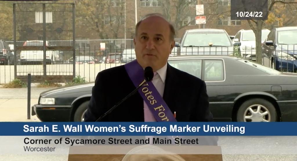 Sarah E. Wall Women’s Suffrage Marker Unveiling in Worcester ...