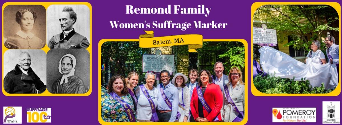 Remond Family Women's Suffrage Marker Unveiled in Salem | Massachusetts ...
