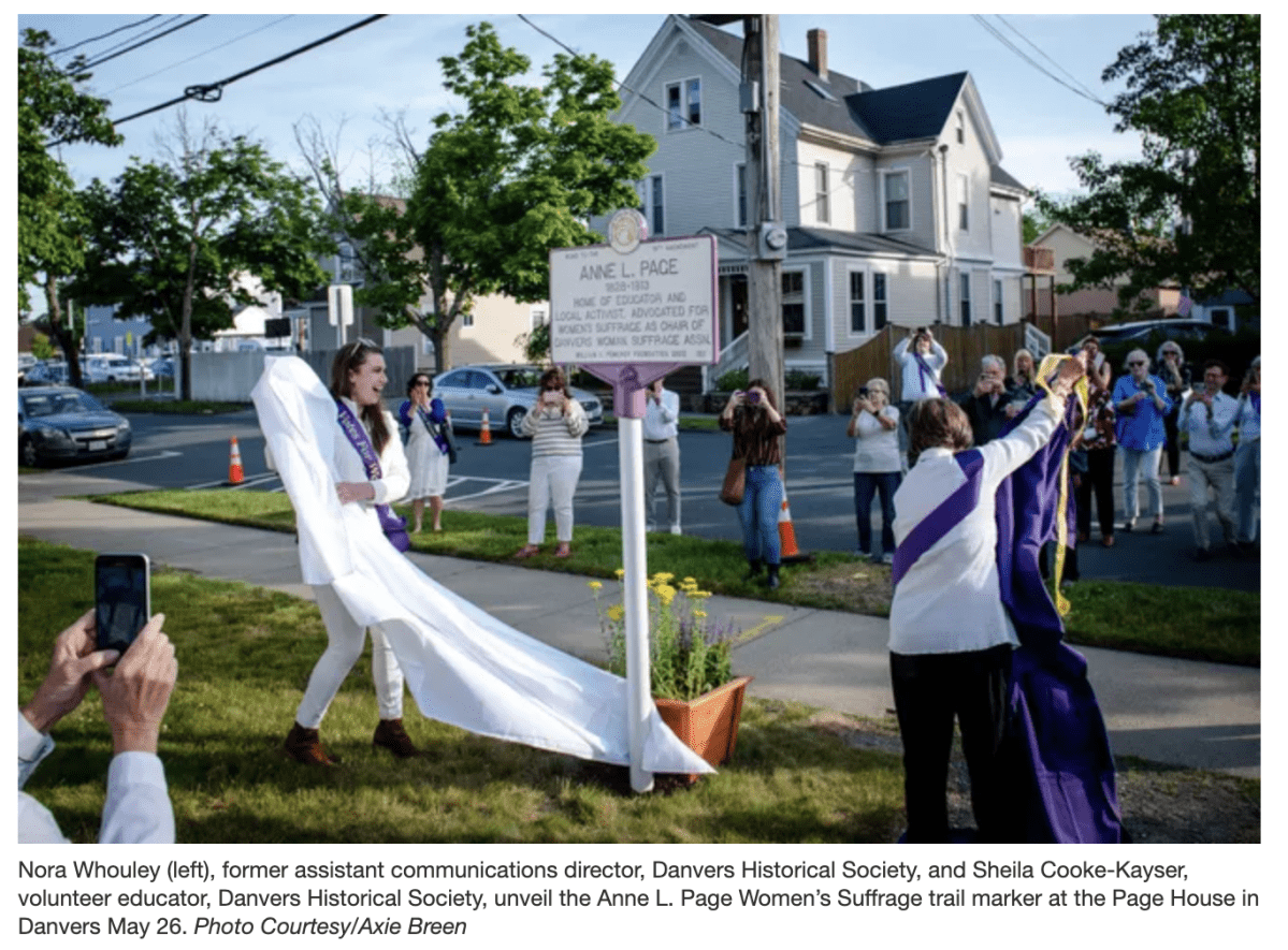 Herald Citizen: Danvers' Anne L. Page was a trailblazer. Now, she's ...